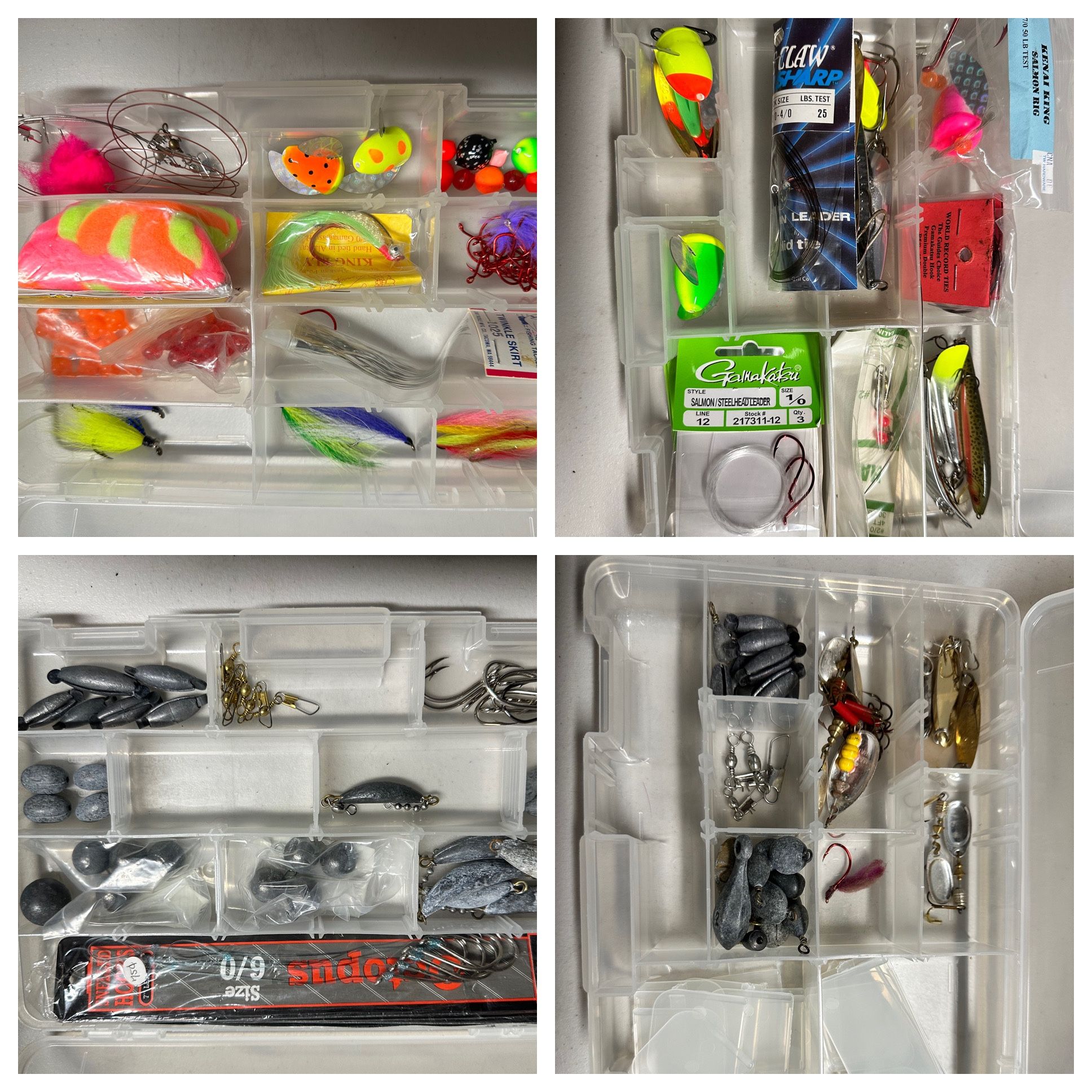 Salmon Steelhead Fishing Tackle Box With Lures And Accessories Plano ...