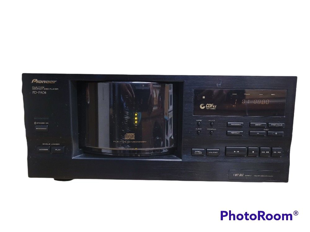 Pioneer PD-F908 File 101 CD Carousel Changer Multi CD Changer Player ...
