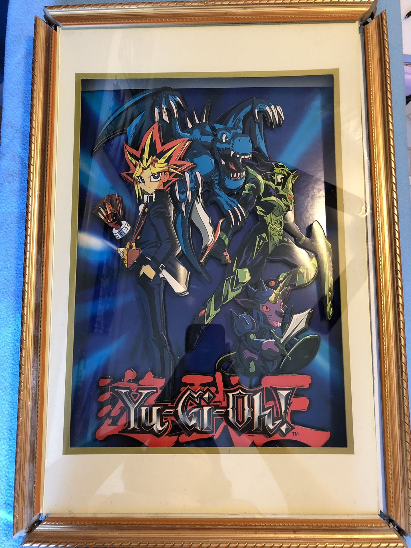 Yu gi oh 3D art framed poster vintage for Sale in Bronx, NY - OfferUp