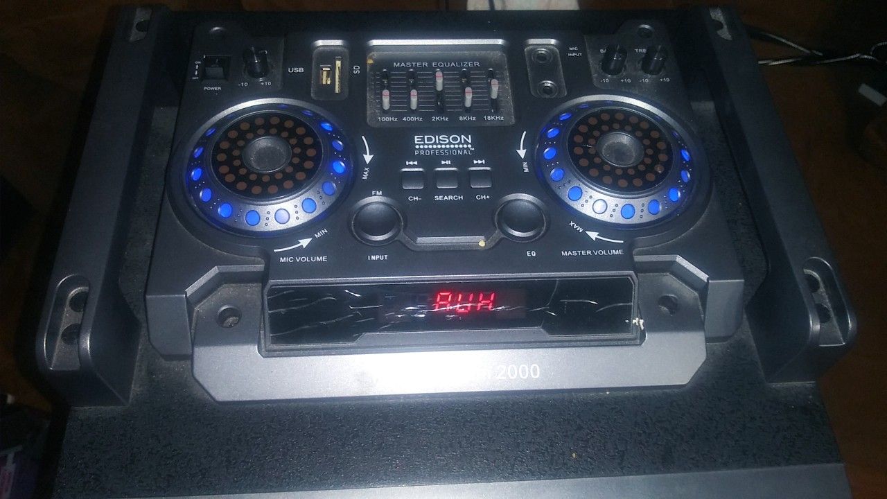 Edison Professional PARTYSYSTEMDJ1 DJ Tower Speaker Party System for ...