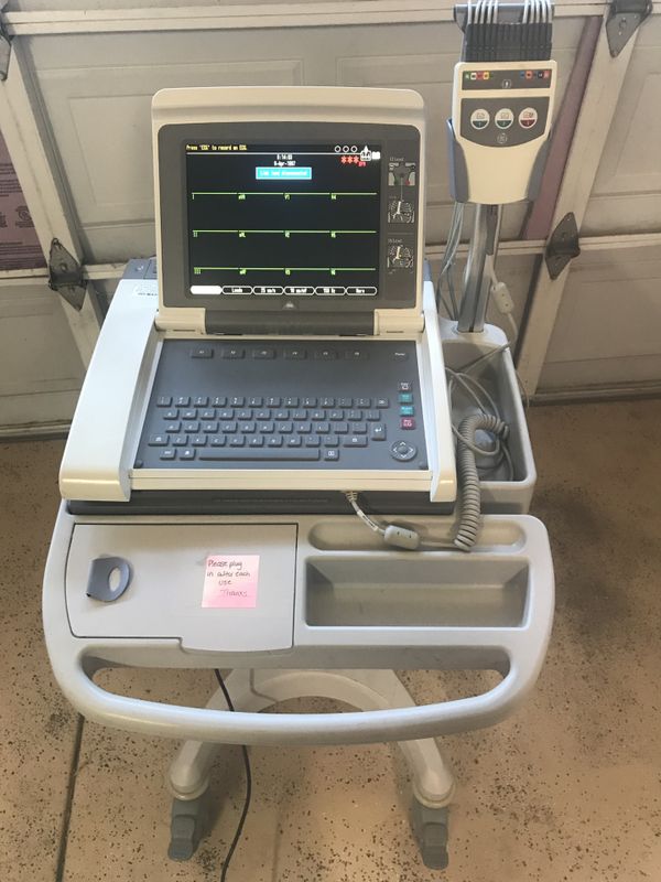 GE EKG Machine with Stand for Sale in Carson City, NV - OfferUp