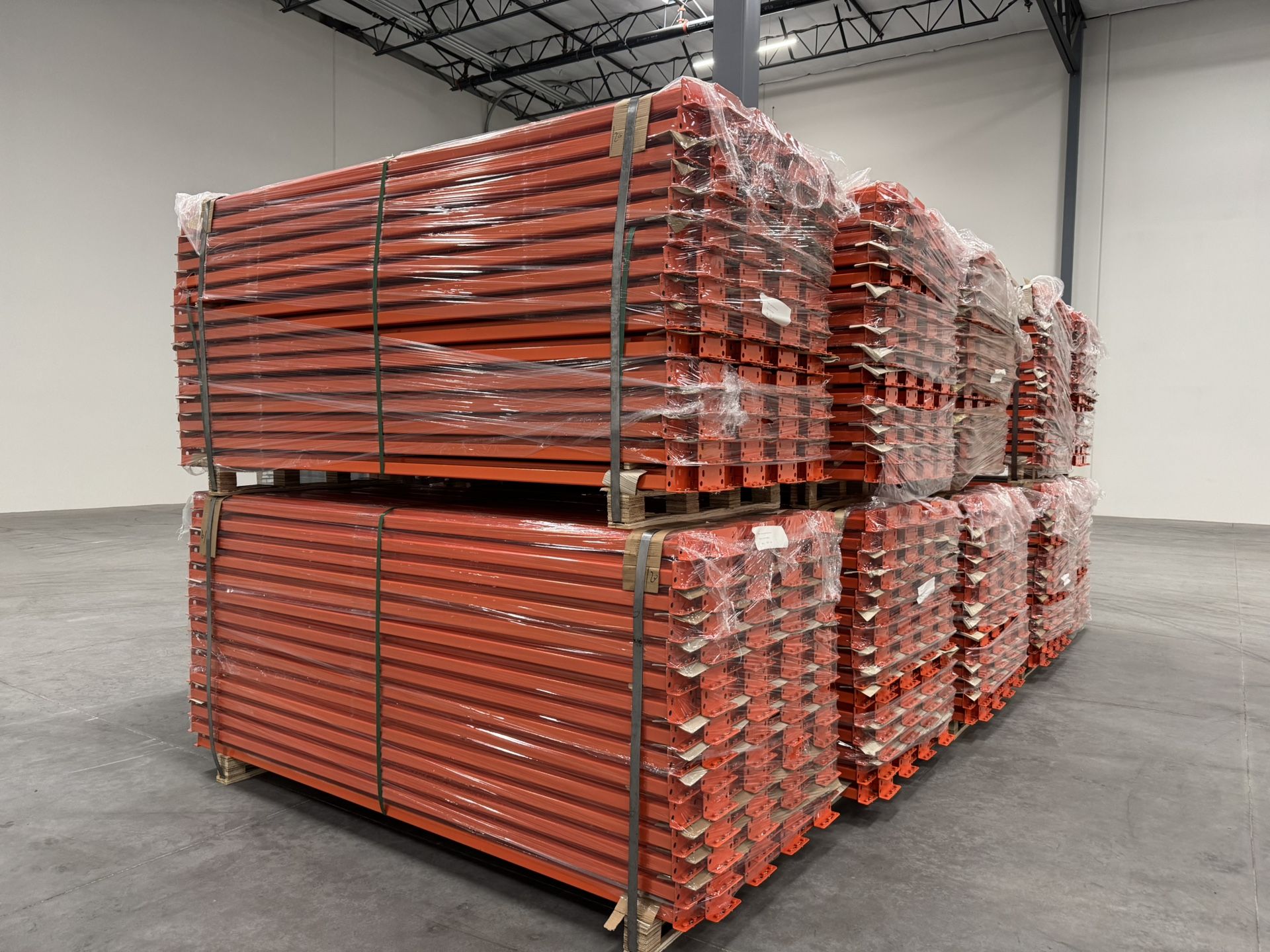 New 4" x 96" Pallet Rack Beams- New 8FT Pallet Racking Beams ...