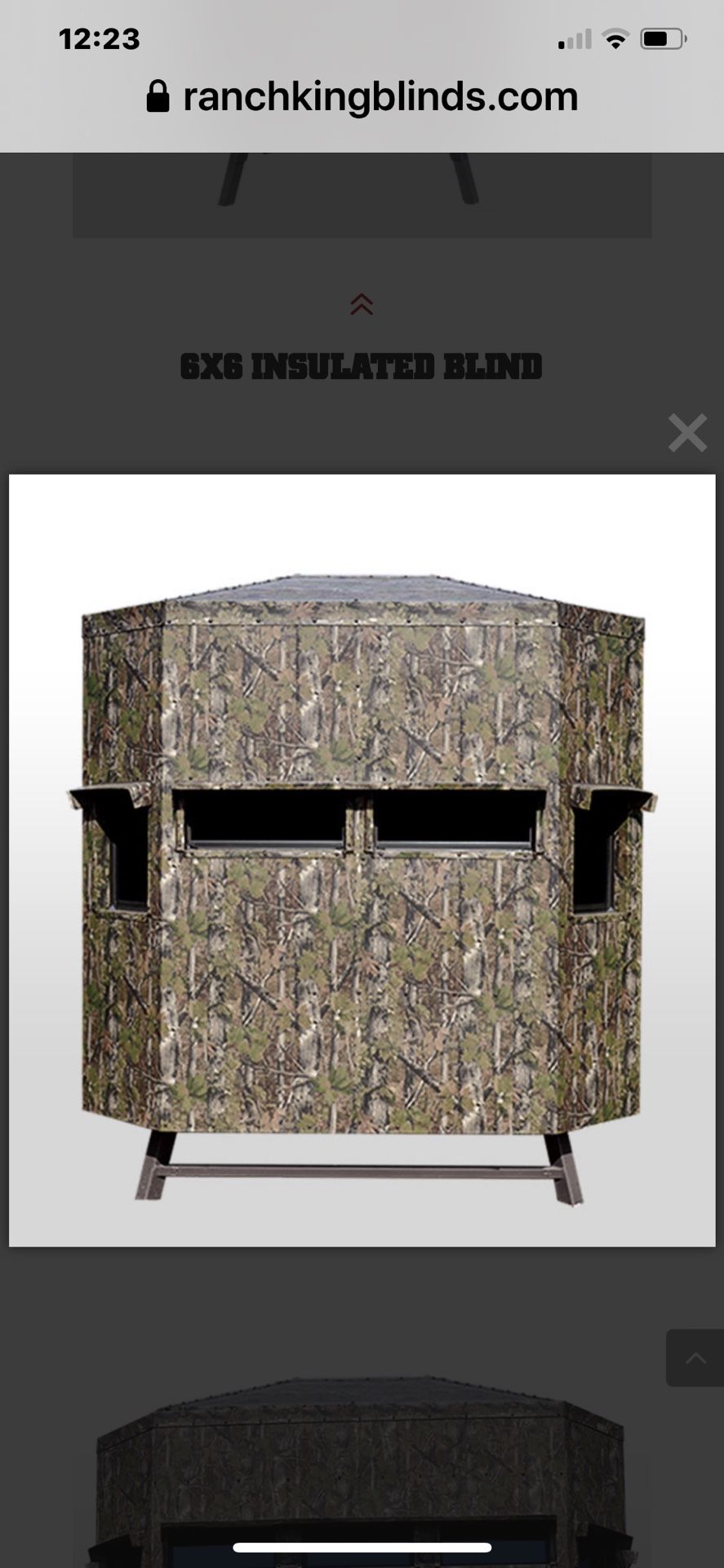 MB king ranch 6x8 deer blind for Sale in Katy, TX - OfferUp