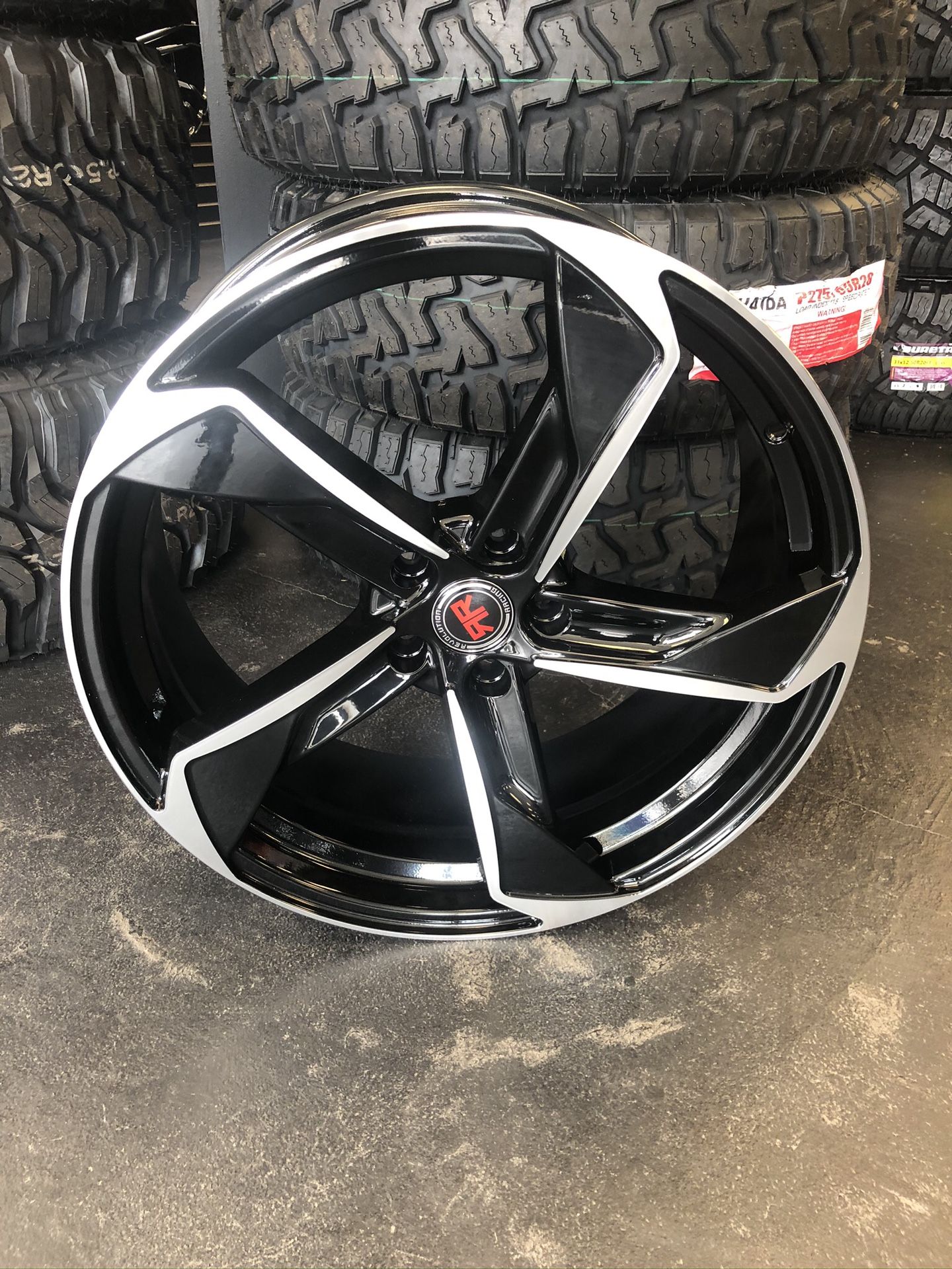 18 inch Revolution Racing wheels NEW rims 5x114.3 for Sale in Oak Park ...