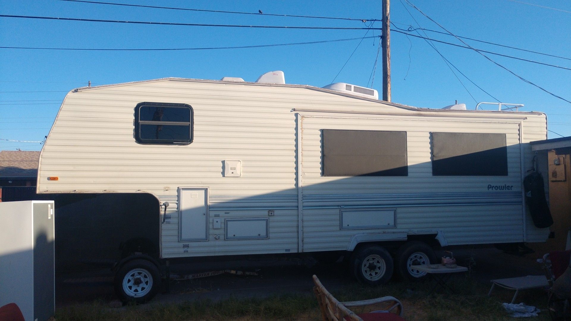 32' prowler 5th wheel trailer read info (price reduction) for Sale in ...