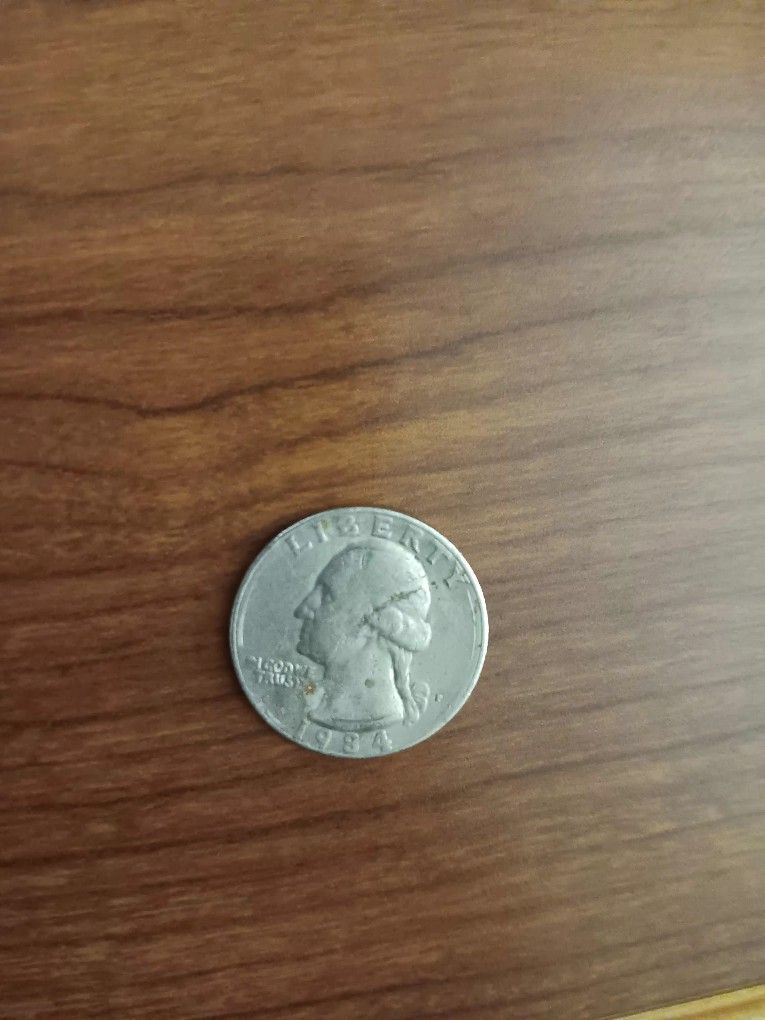 1984 .p Quarter Mint Error And In Got We Trust Error for Sale in ...