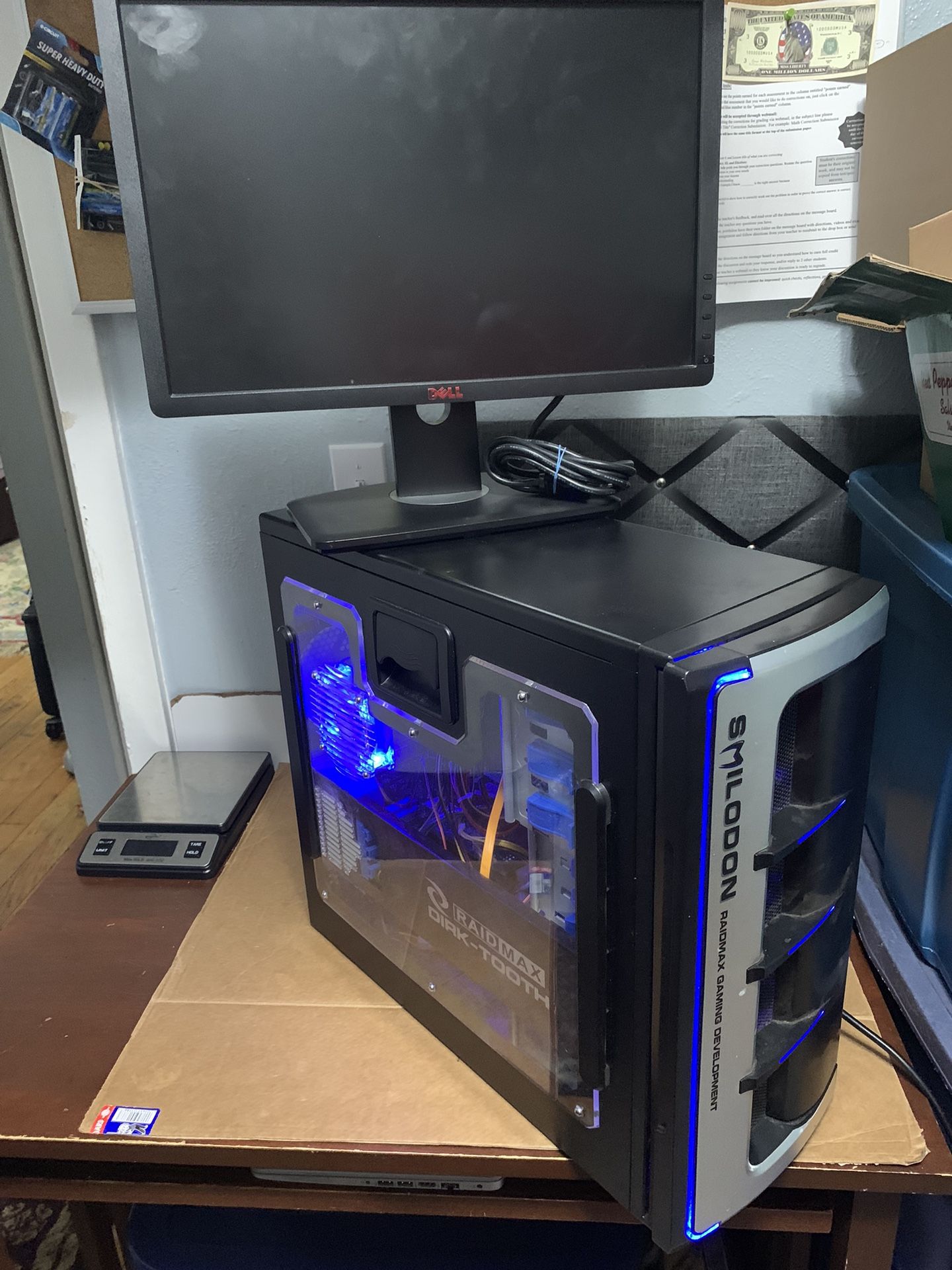 GAMING PC??? RaidMax Smilodon Gaming Silver Black Mid Tower PC Case ...