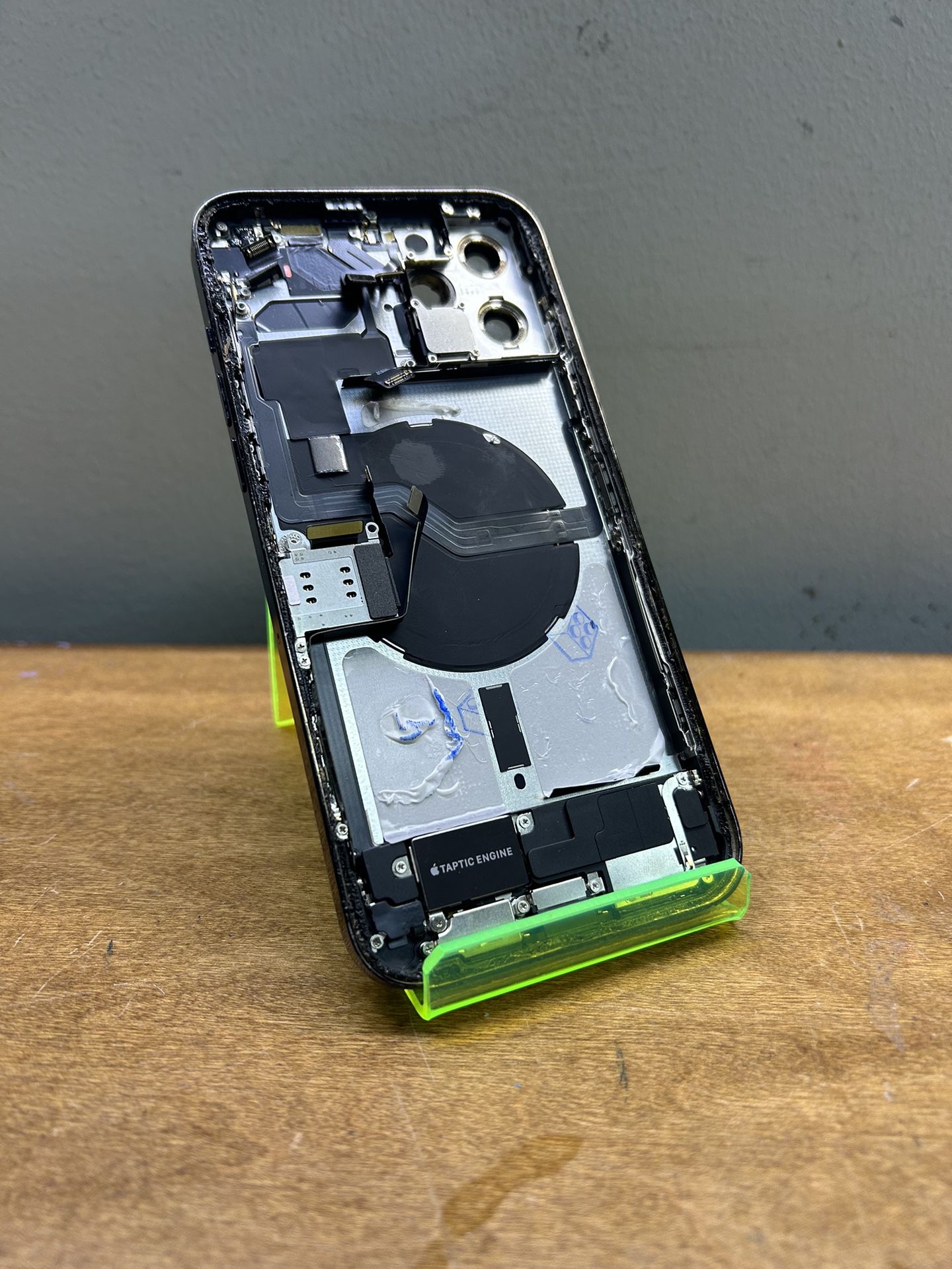 iPhone 12 Pro Max Housing Back Replacement Blue Color OEM Cracked Back ...
