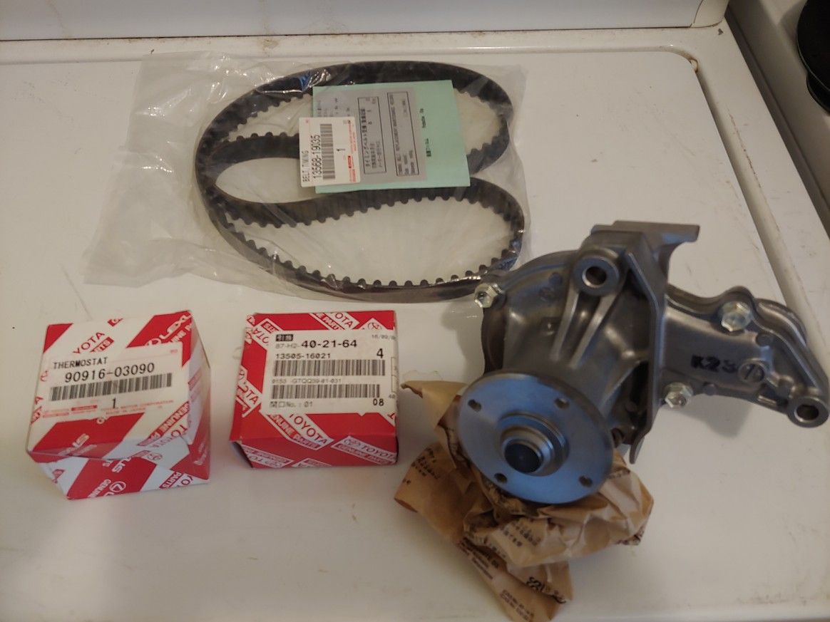 4age 20v Silvertop ae101 ae86 timing belt package water pump and ...