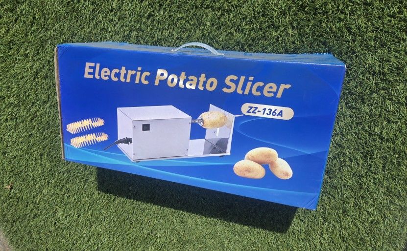 Potato Slicer, Electric, Automatic Potato Slicer, Potato Tower, 110v ...
