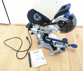 Kobalt 7 1 4 in 9 Amp Bevel Sliding Laser Compound Miter Saw for Sale in Portsmouth VA OfferUp