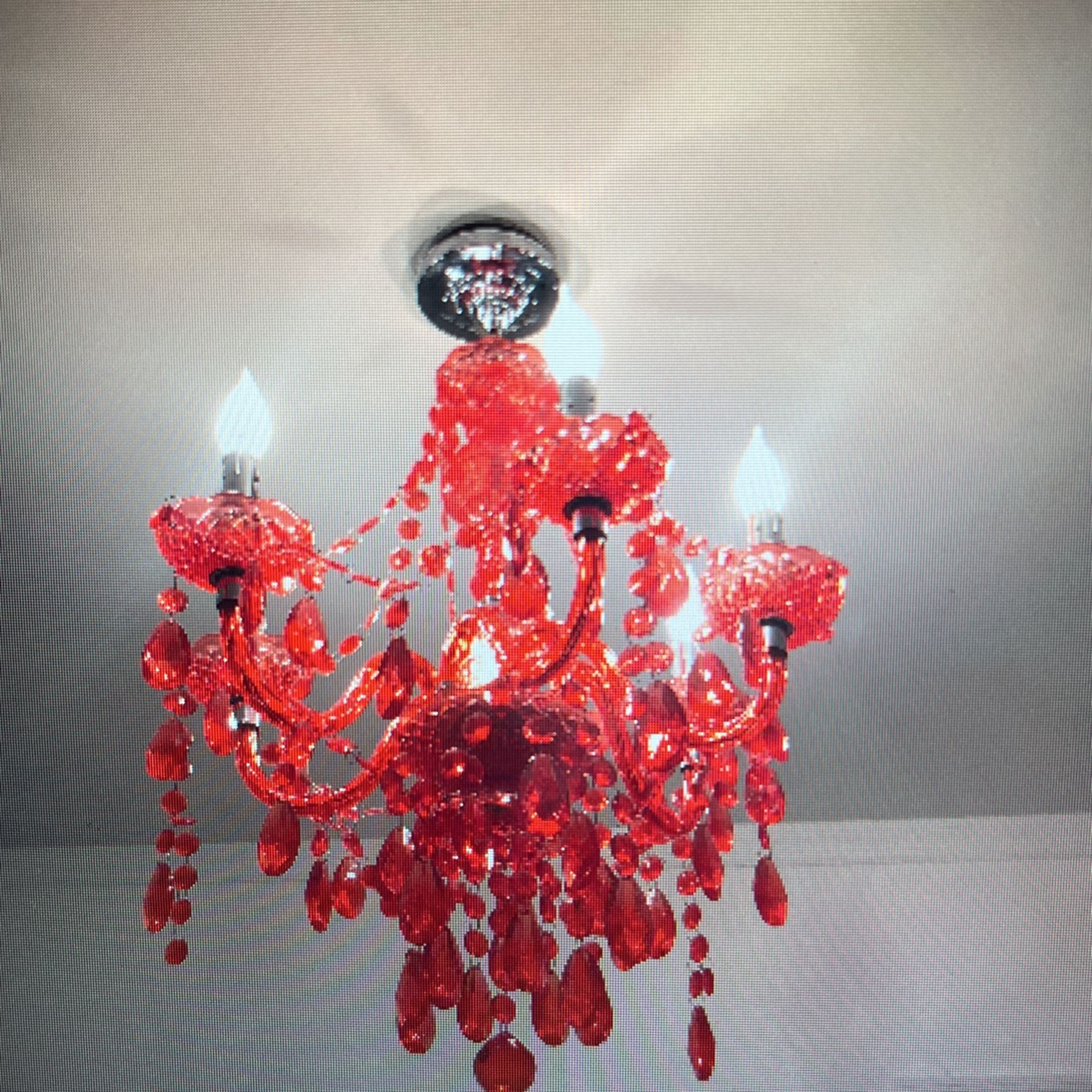 Red Chandelier for Sale in New York, NY - OfferUp