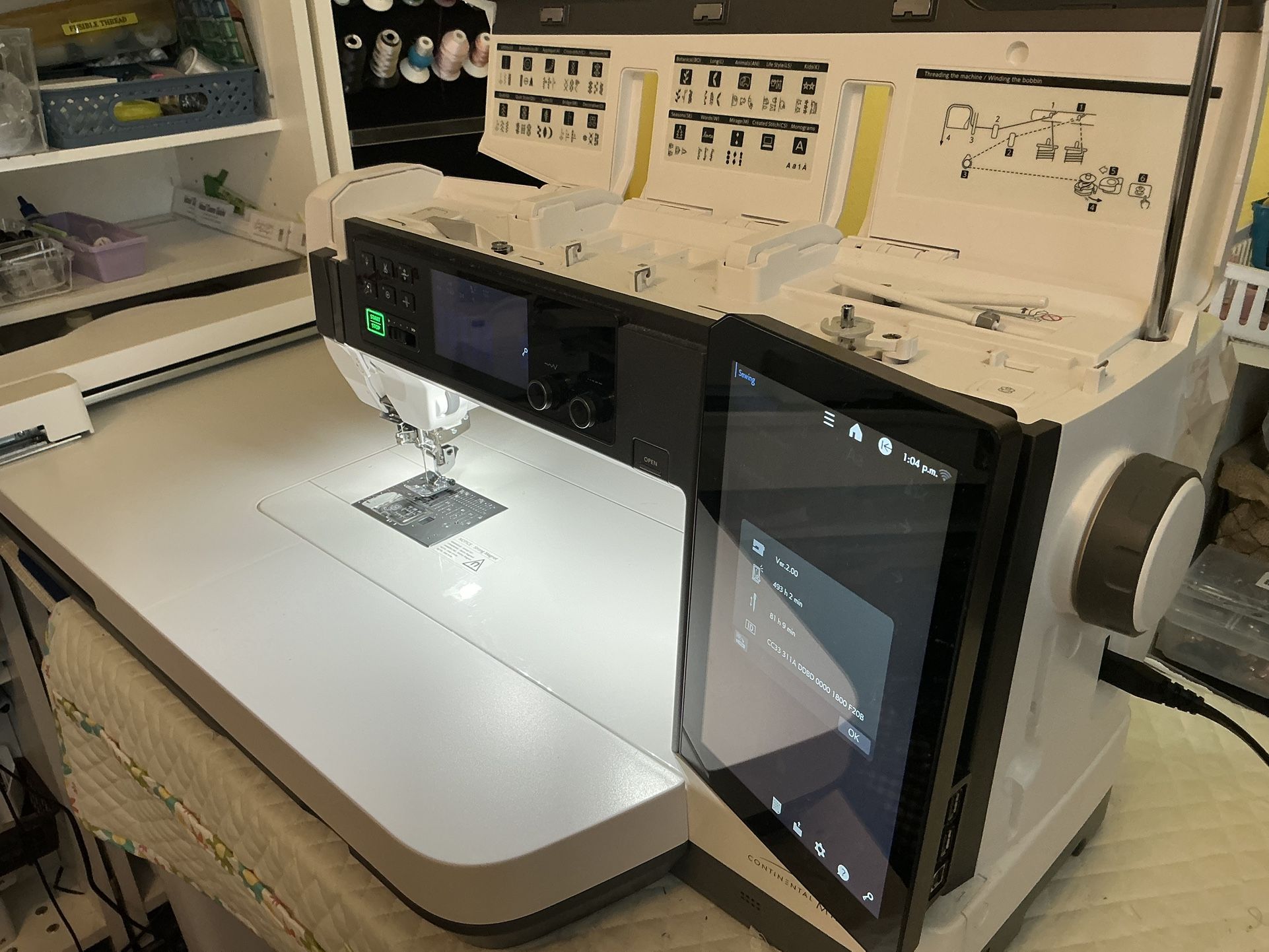 Janome Continental M17 Sewing Embroidery Machine for Sale in Roy, WA ...