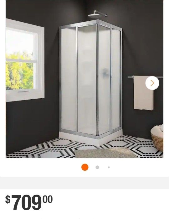 ️ MAAX Mediterranean III 32 in. L x 32 in. W x 70 in. H Corner Shower ...