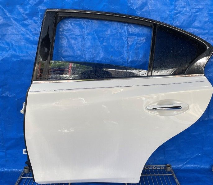 14-20 INFINITI Q50 REAR LEFT DRIVER SIDE DOOR ASSEMBLY WHITE for Sale ...