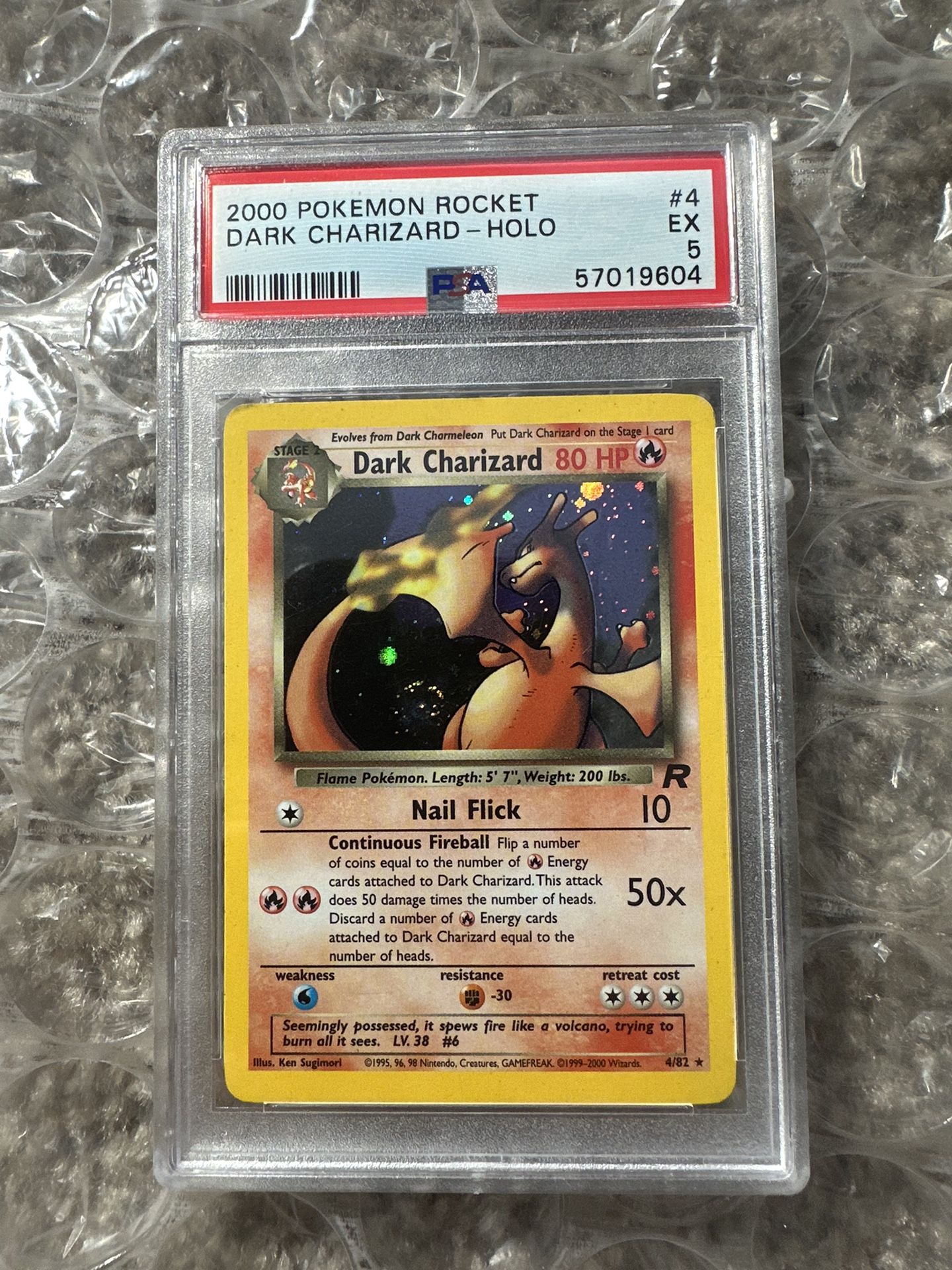 Pokemon Dark Charizard Card