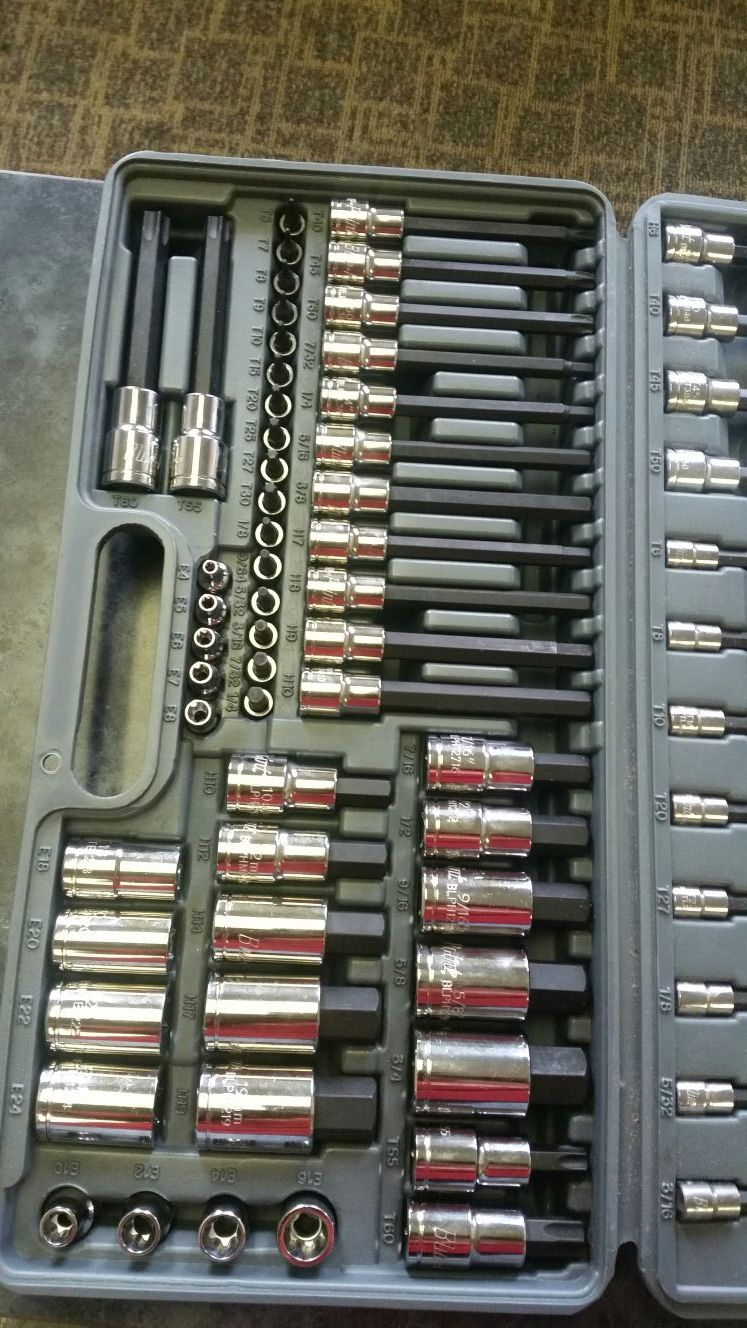 Blue point. ...87 pc.torx / hex bit socket set .....blpthc87 for Sale ...