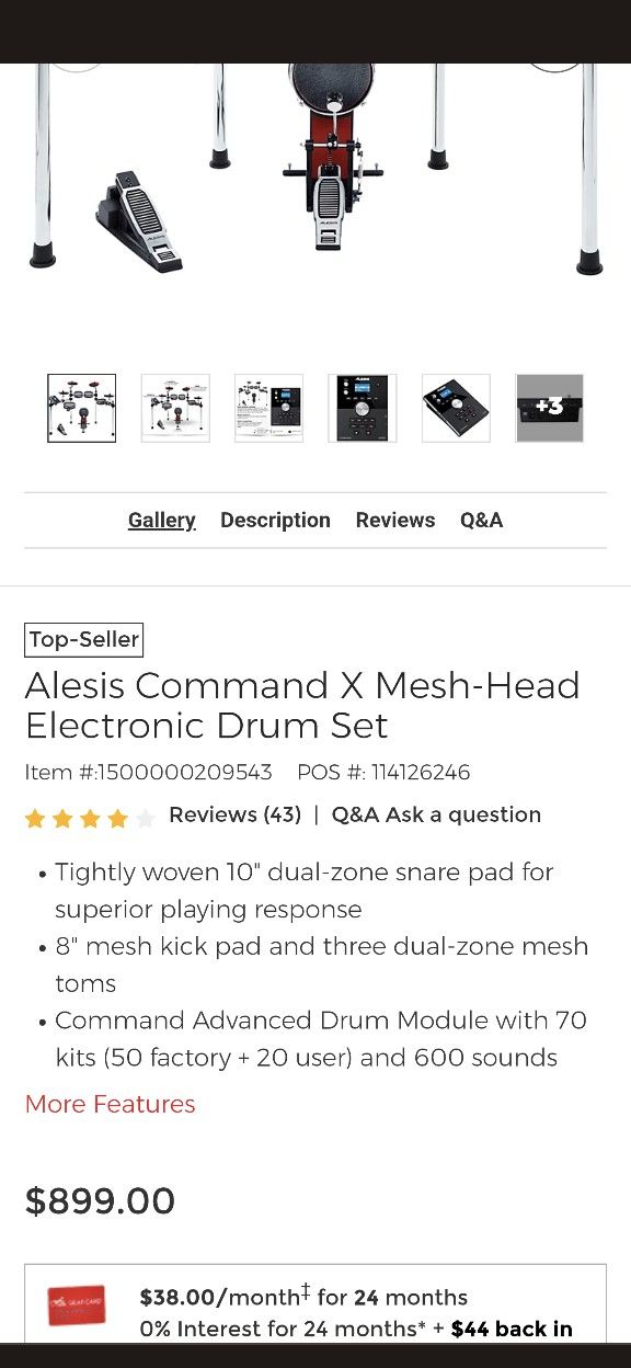 Alesia drums Command X Mesh Kit New In Box for Sale in Glendora, CA ...