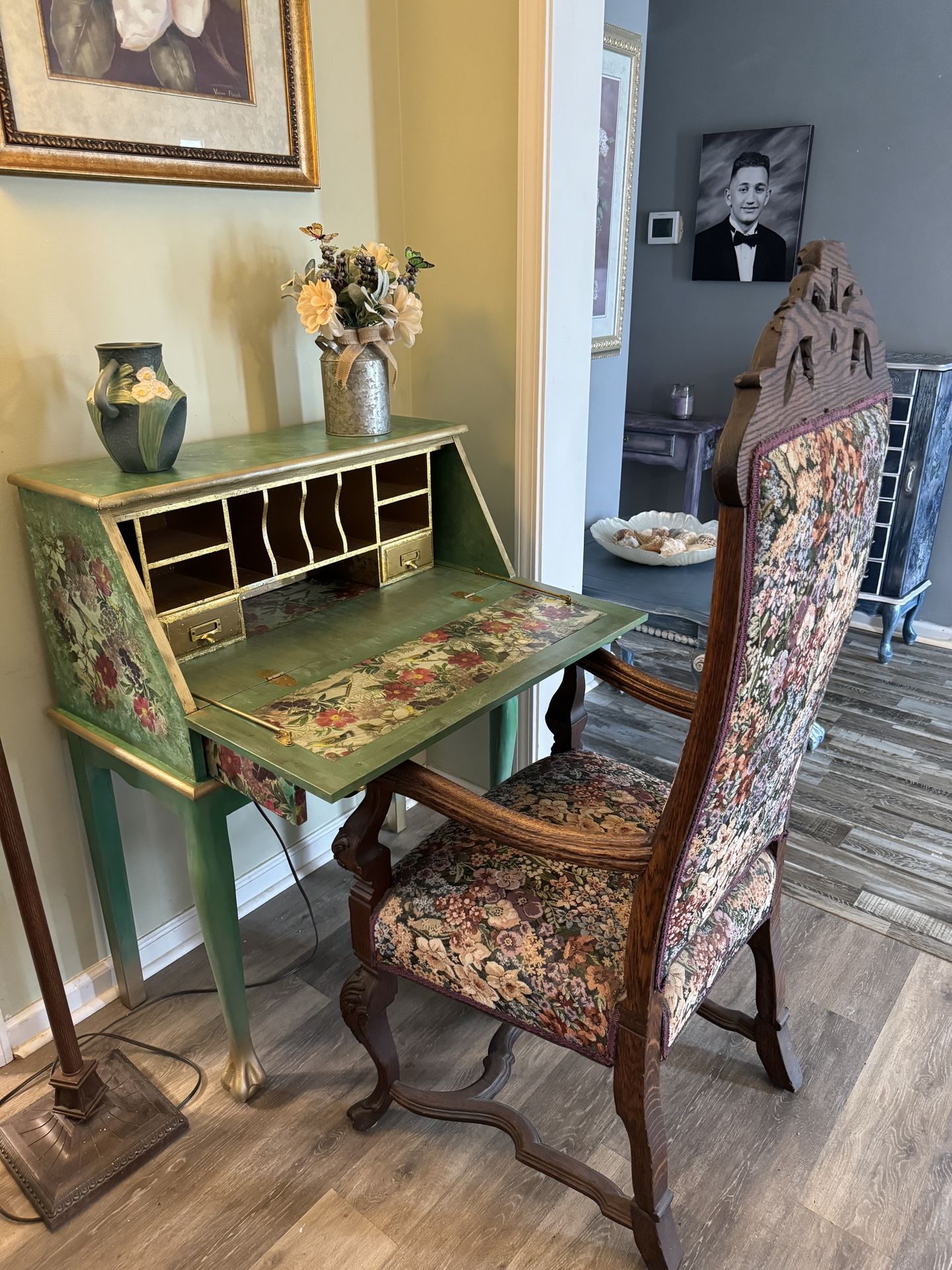 Stunning One Of A Kind Secretary Desk for Sale in Powdersville, SC ...