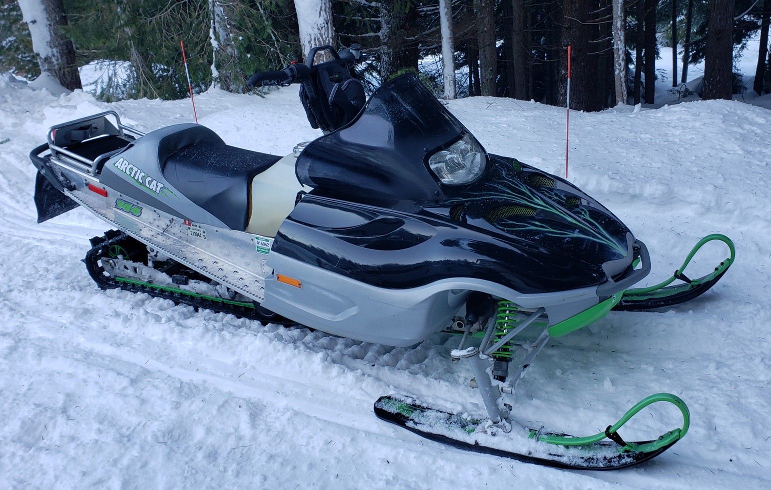 2003 Arctic Cat Mountain Cat 600 EFI 144" snowmobile for Sale in ...