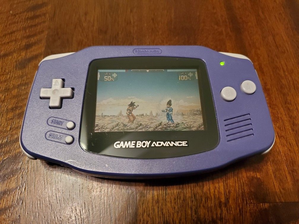 Nintendo Game Boy Advance Console Model AGB-001 Indigo Purple Gameboy ...