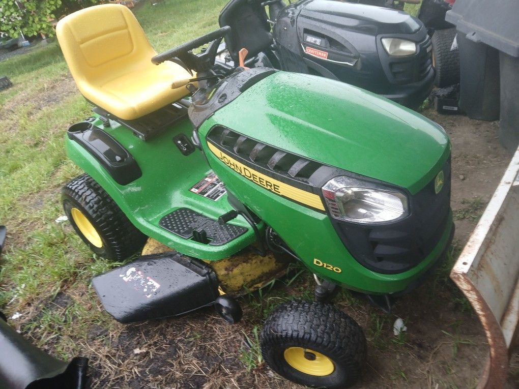 2014ish John Deer D120 RIDING MOWER for Sale in Grays Harbor County, WA ...