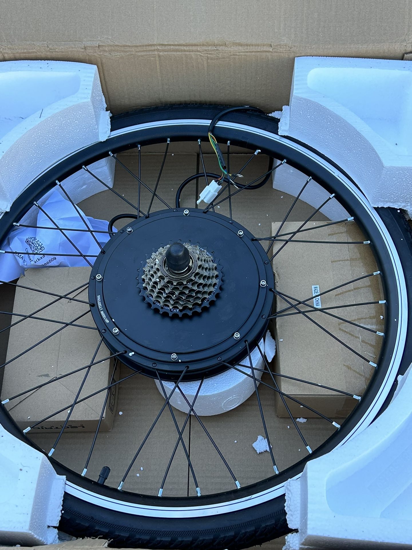 Brand new 26 inch rear electric bicycle wheel kit for 180 for Sale in ...