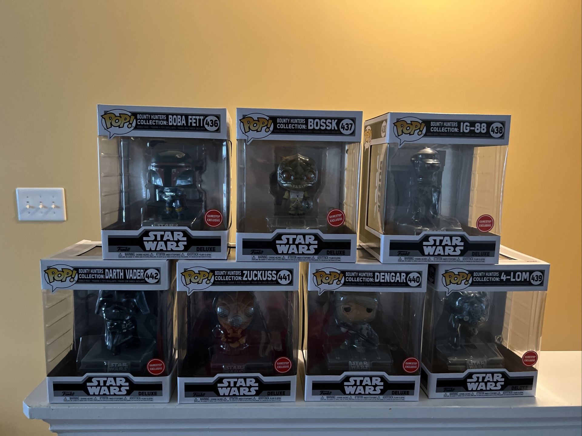 Funko Pop! Deluxe: Star Wars - Bounty Hunters Collection: GameStop ...