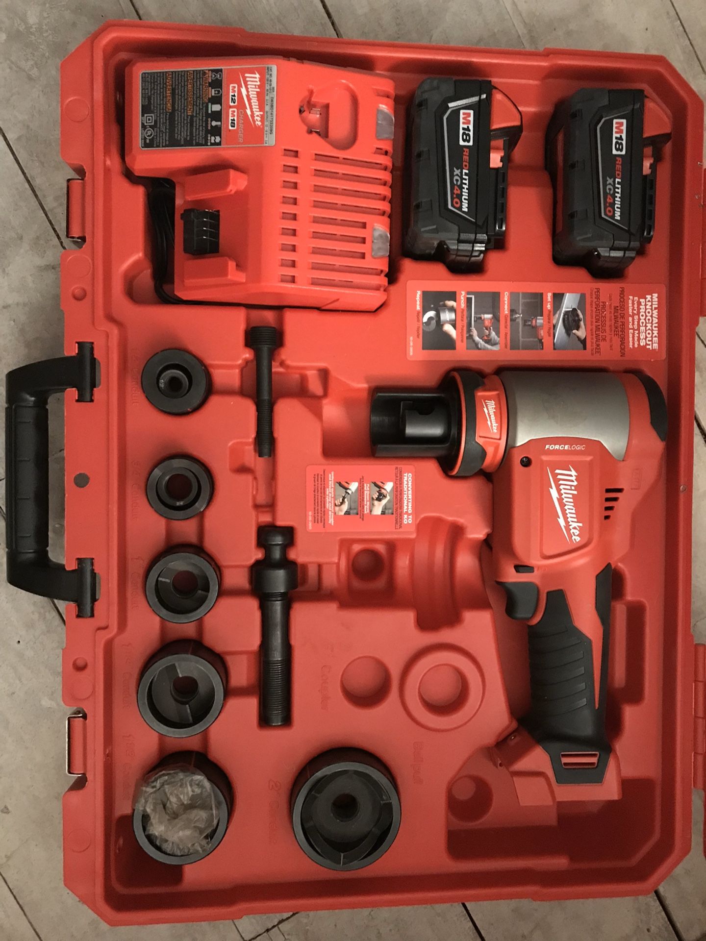 M18 Milwaukee 1/2” - 2” Knock Out Punch Kit ; NEW! for Sale in Seattle ...