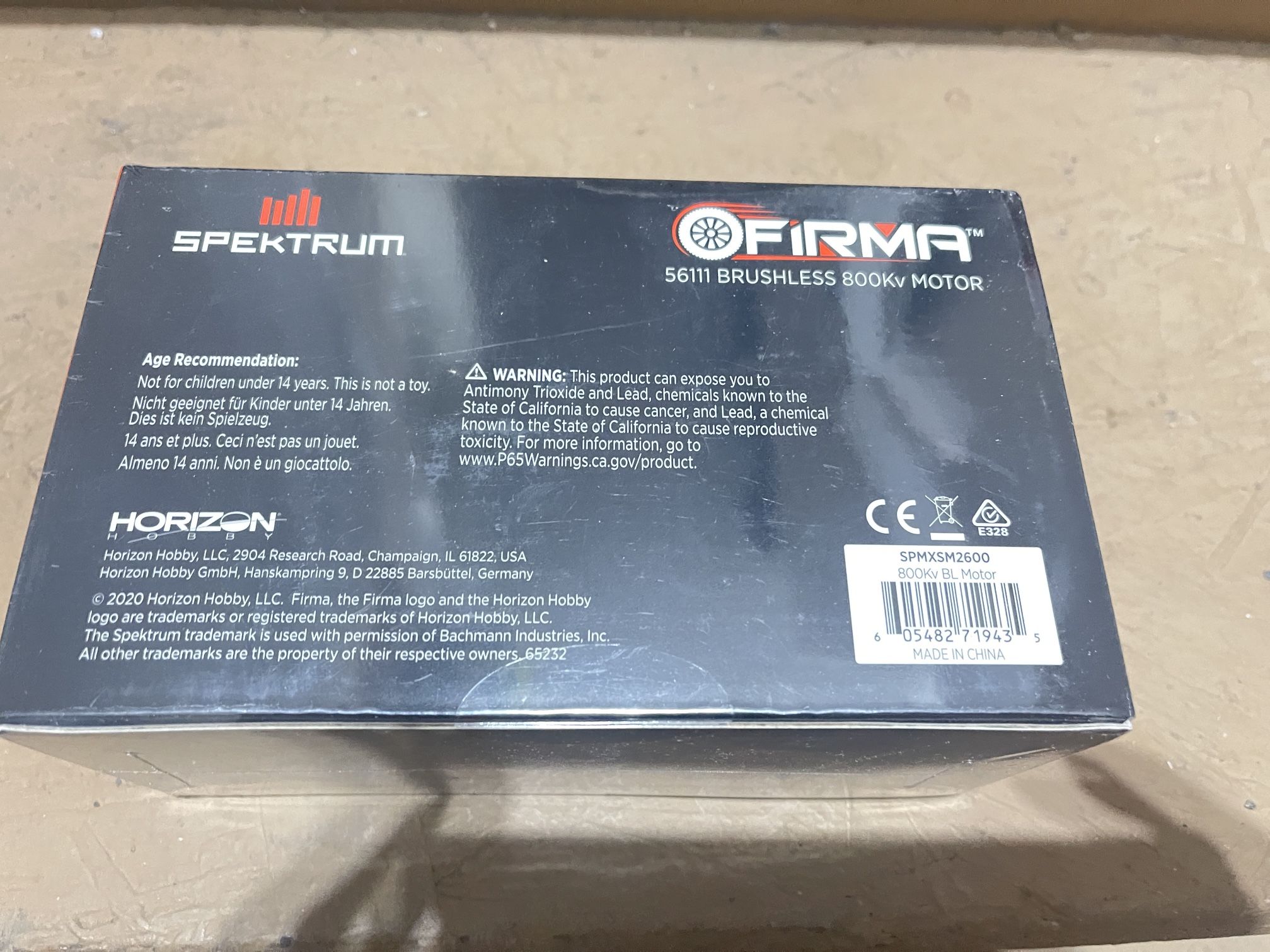 Spektrum Battery Spektrum Firma 800Kv Brushless Motor - 4-Pole For 1/5 ...