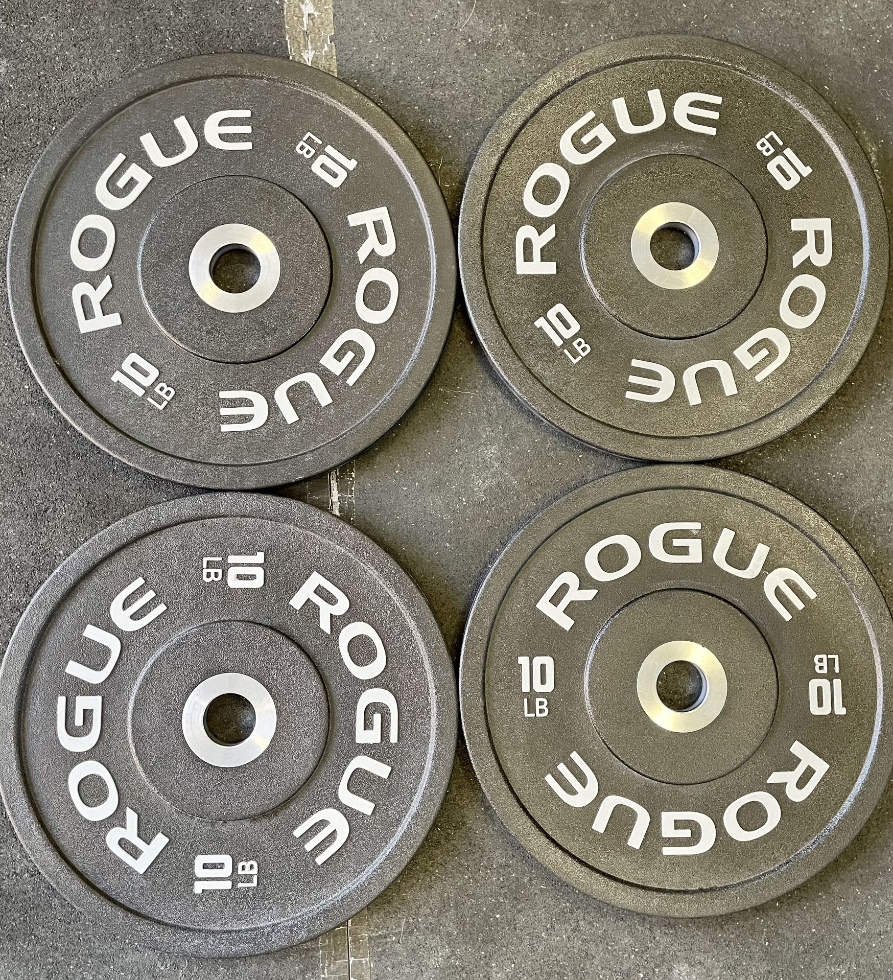 Rogue Fitness Urethane 10 LB bumper plates - CrossFit weights for Sale ...