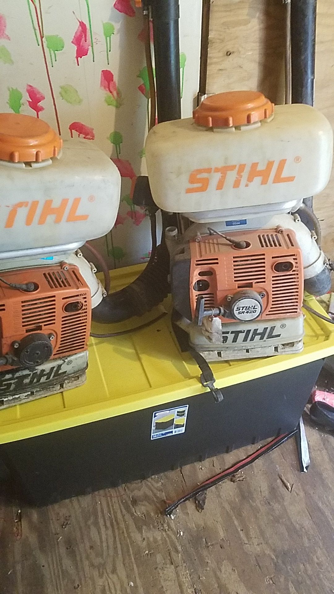 Stihl backpack fogger for tree and shrub mosquitoes all sorts of stuff ...