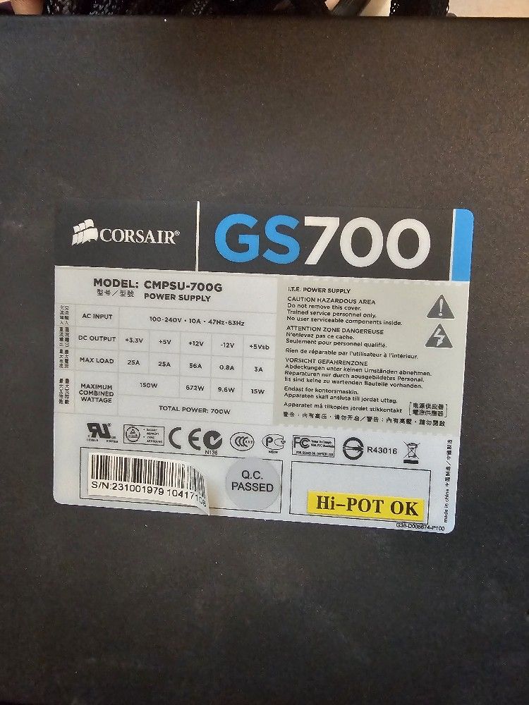 USED GS700 POWER SUPPLY for Sale in Las Vegas, NV - OfferUp