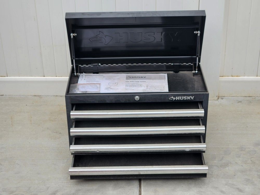 Husky 26-inch W 4-Drawer Tool Storage Chest in Black for Sale in La ...