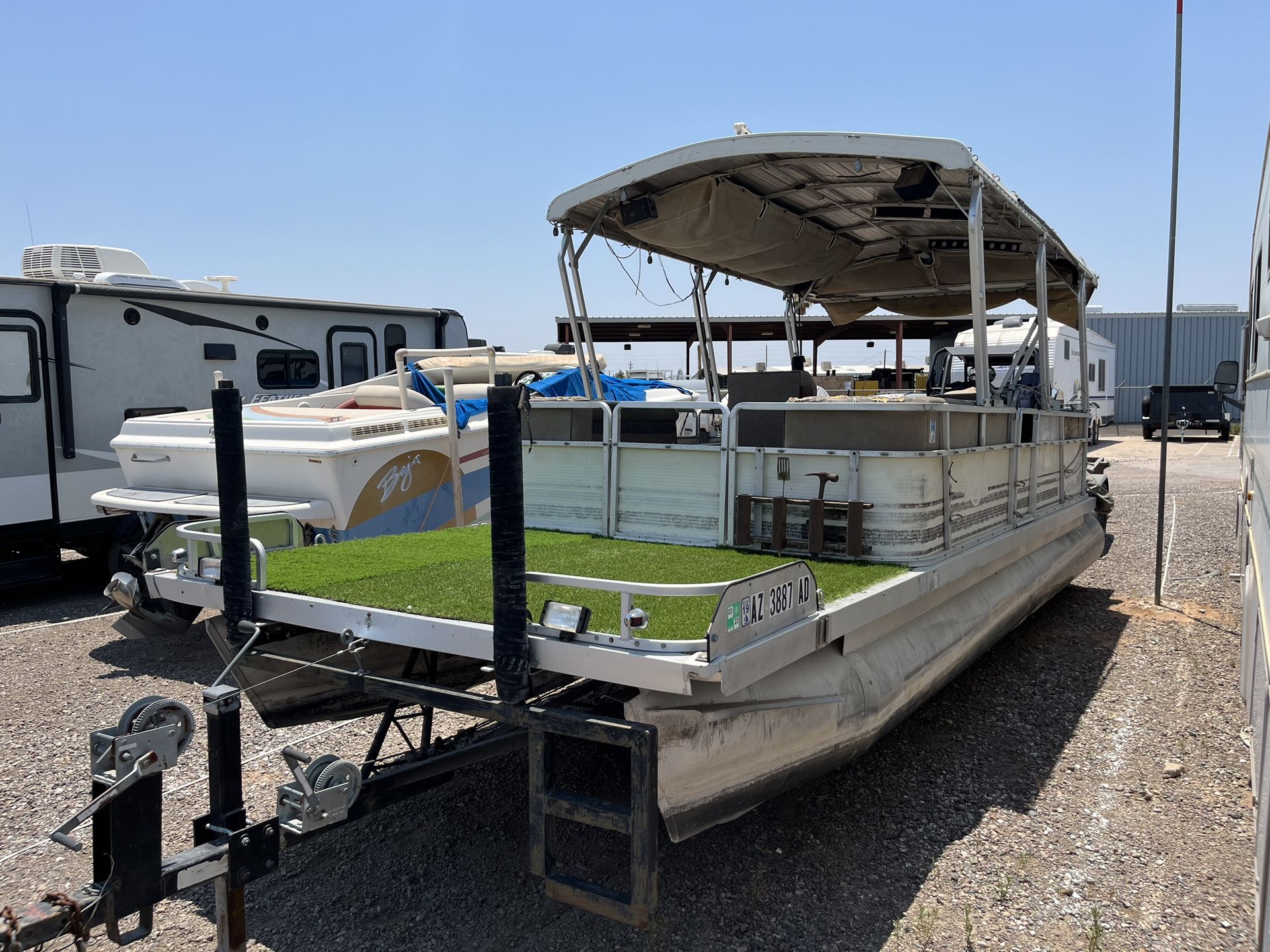 1987 24’ Kayot Pontoon Boat for Sale in Chandler, AZ - OfferUp