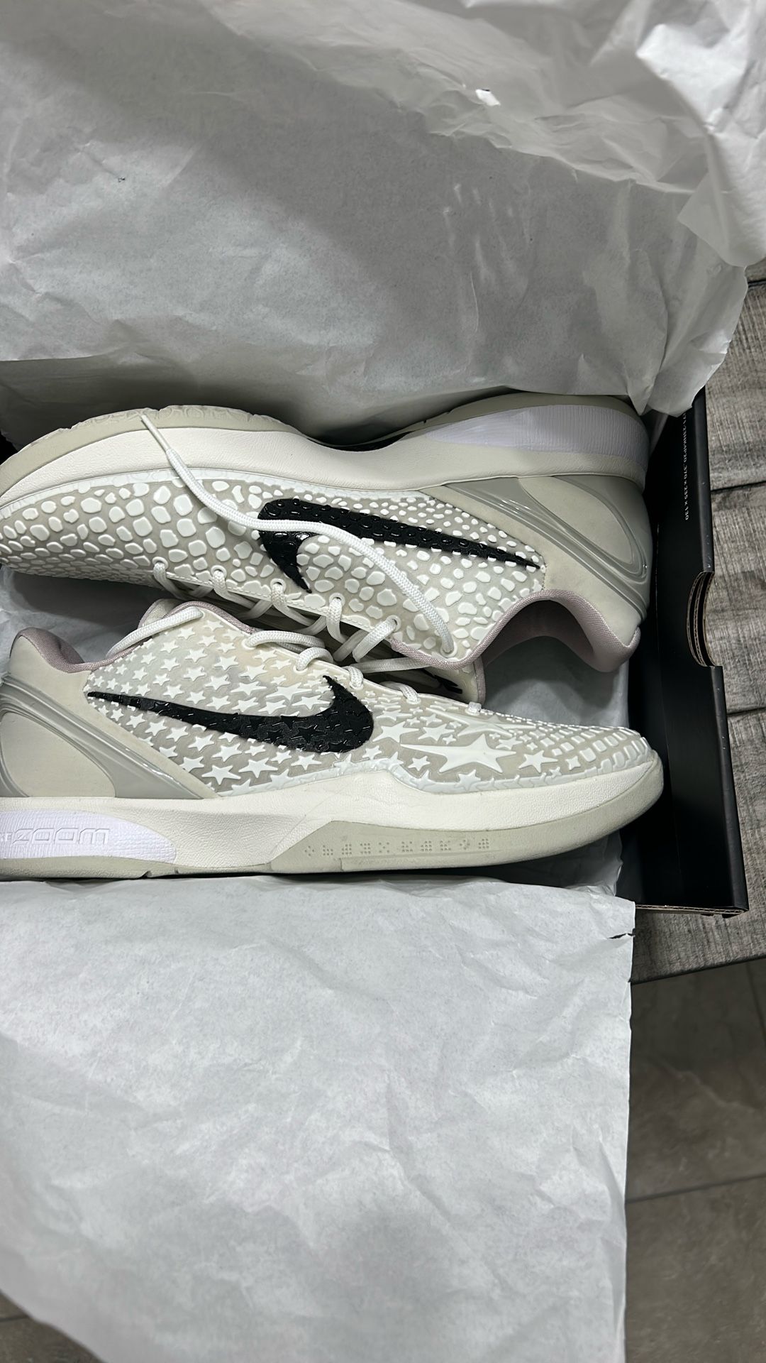 Nike Zoom Kobe 6 Protro ‘All-Star 2’ Sail/Black Sneakers for Sale in ...