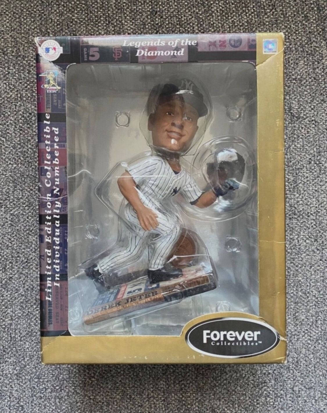 Derek Jeter Bobblehead NY Yankees • Forever Collectibles Legends of the ...