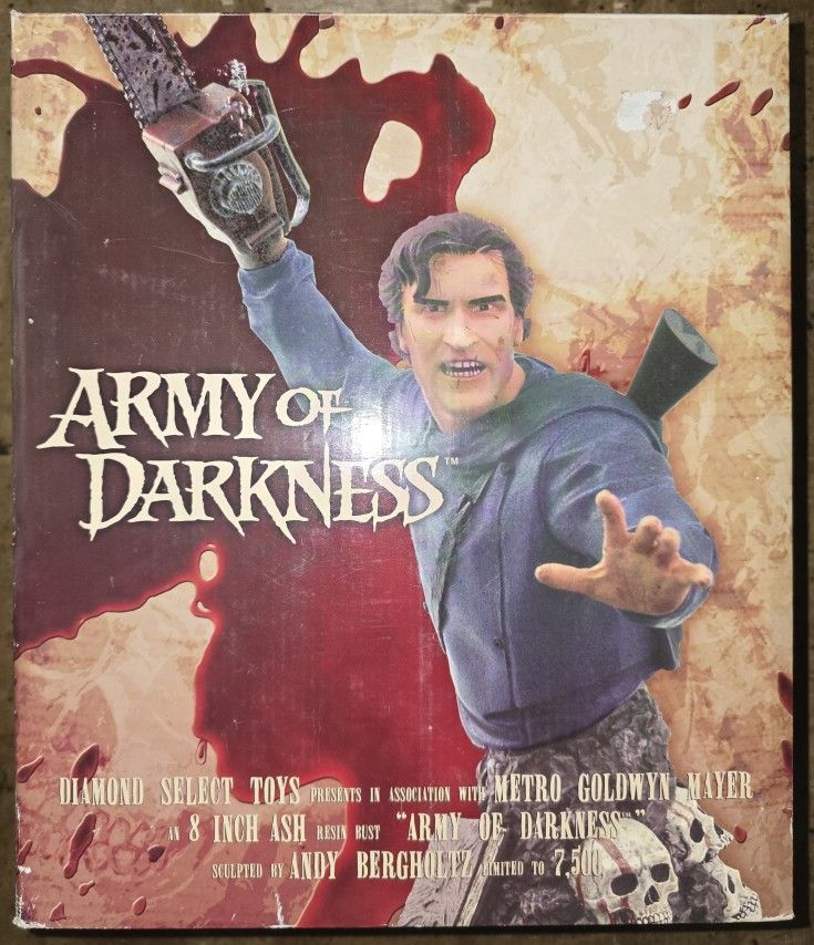 ARMY OF DARKNESS ASH LIMITED EDITION BUST, EVIL DEAD Super Rare for ...