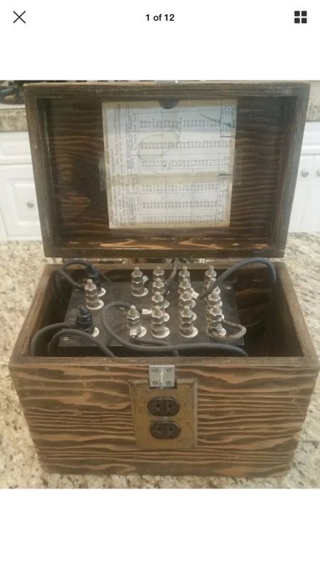 RARE Very Old Vintage Antique Boxed POWER TRANSFORMER ~ Secondary ...