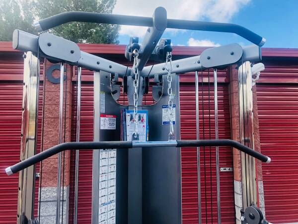 Tuff stuff CXT-100 cable machine / functional trainer with 2x 150lb ...