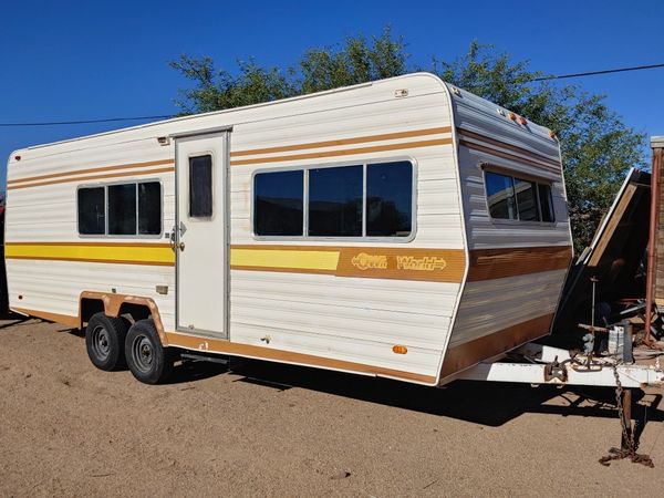 22 ft travel trailer camper. Working but needs tlc for Sale in Phoenix ...
