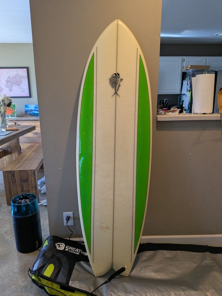Surfboard - Zippi 6ft Fish + Bag + Roof Straps for Sale in Long Beach ...