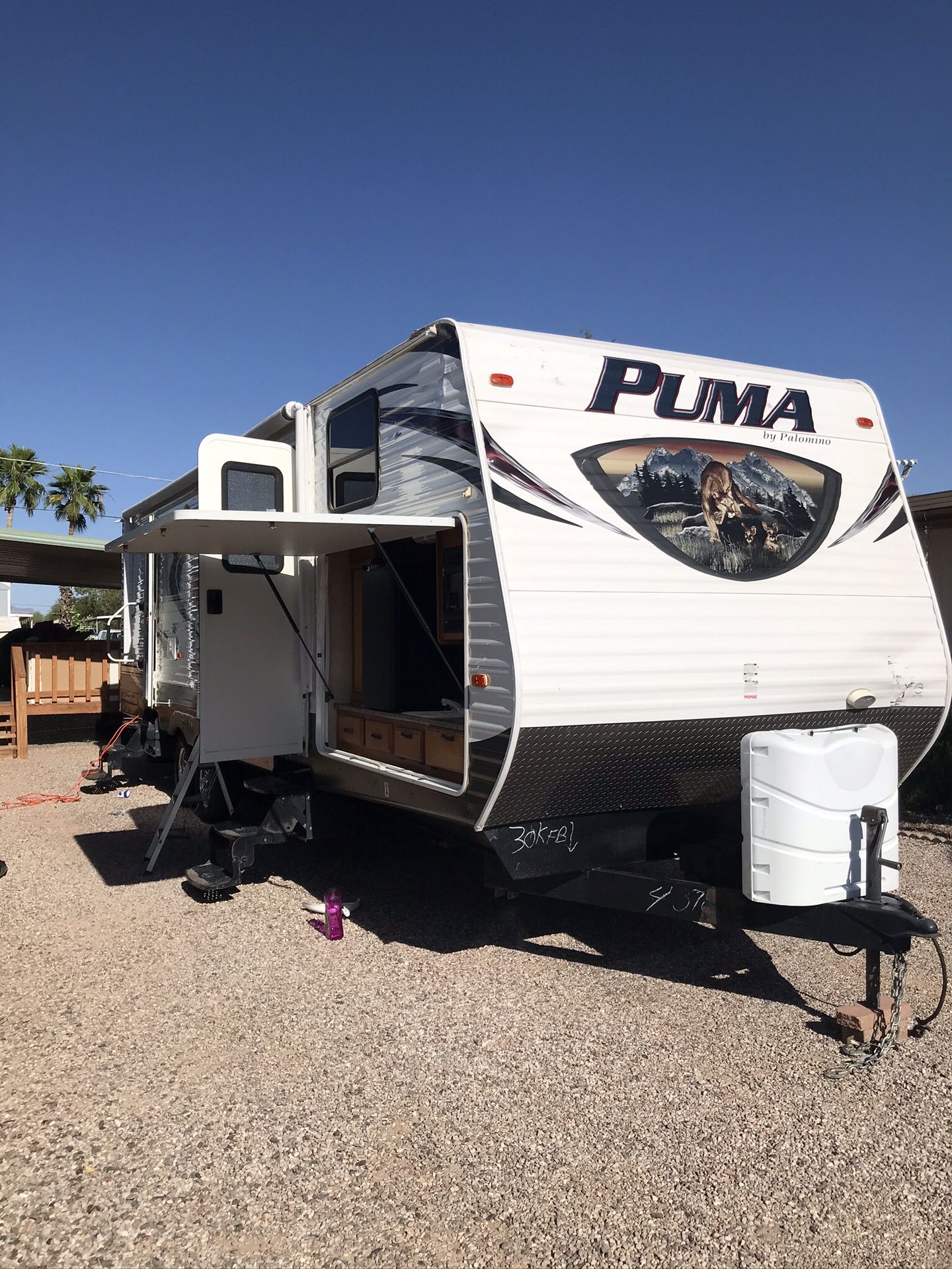 2013 Puma by Palomino 30ft bunkhouse travel trailer, rv, trailer for ...