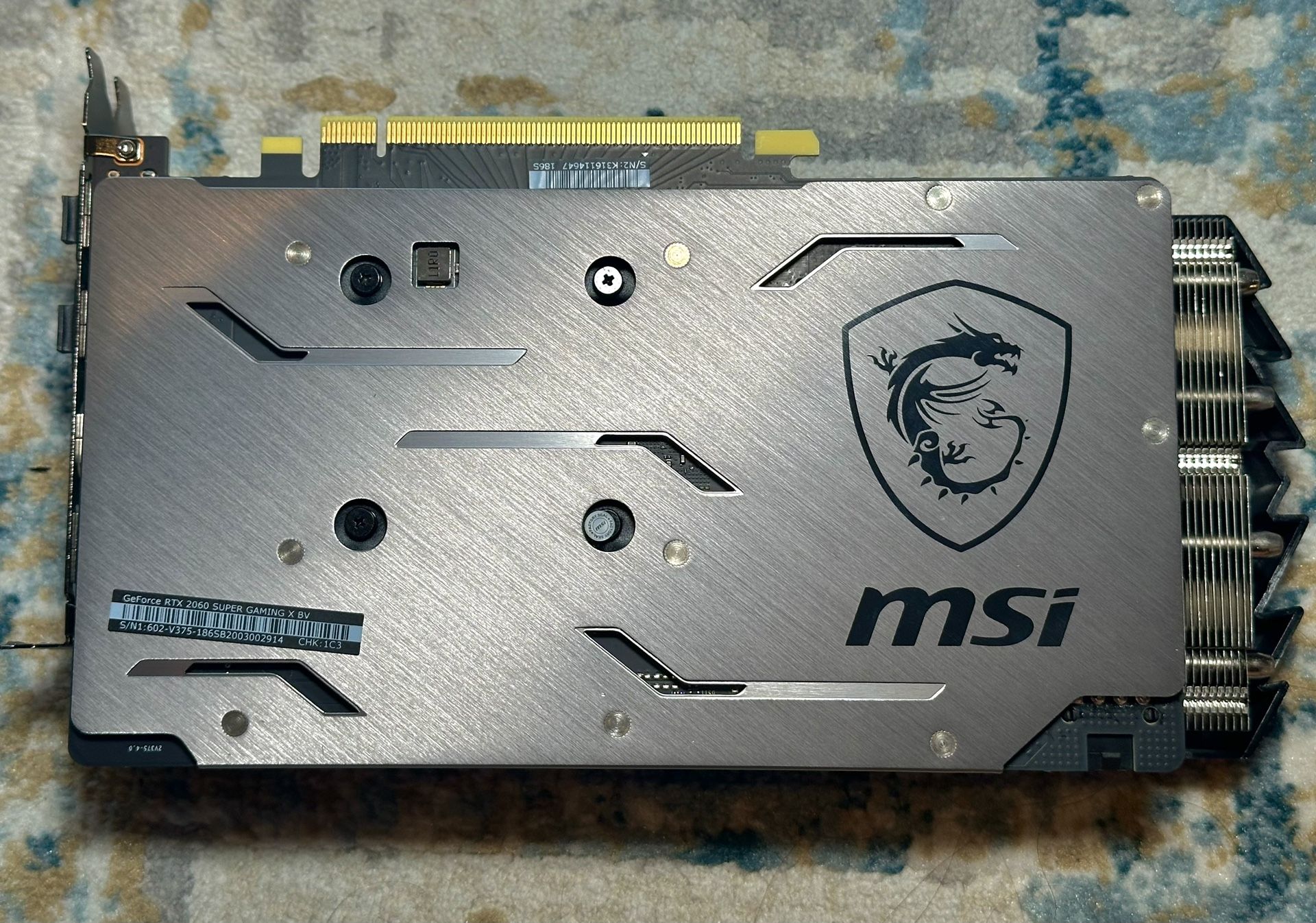 Graphics Card - MSI GAMING X GeForce RTX 2060 SUPER RGB Lights for Sale ...