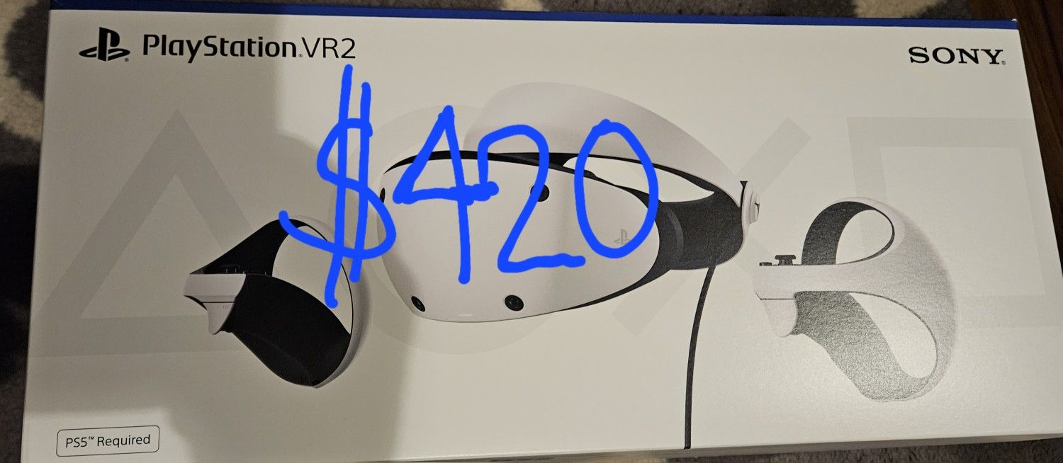 SONY PLAYSTATION 5 PS5 PSVR2 VR2 HEADSET AND CONTROLLERS for Sale in ...