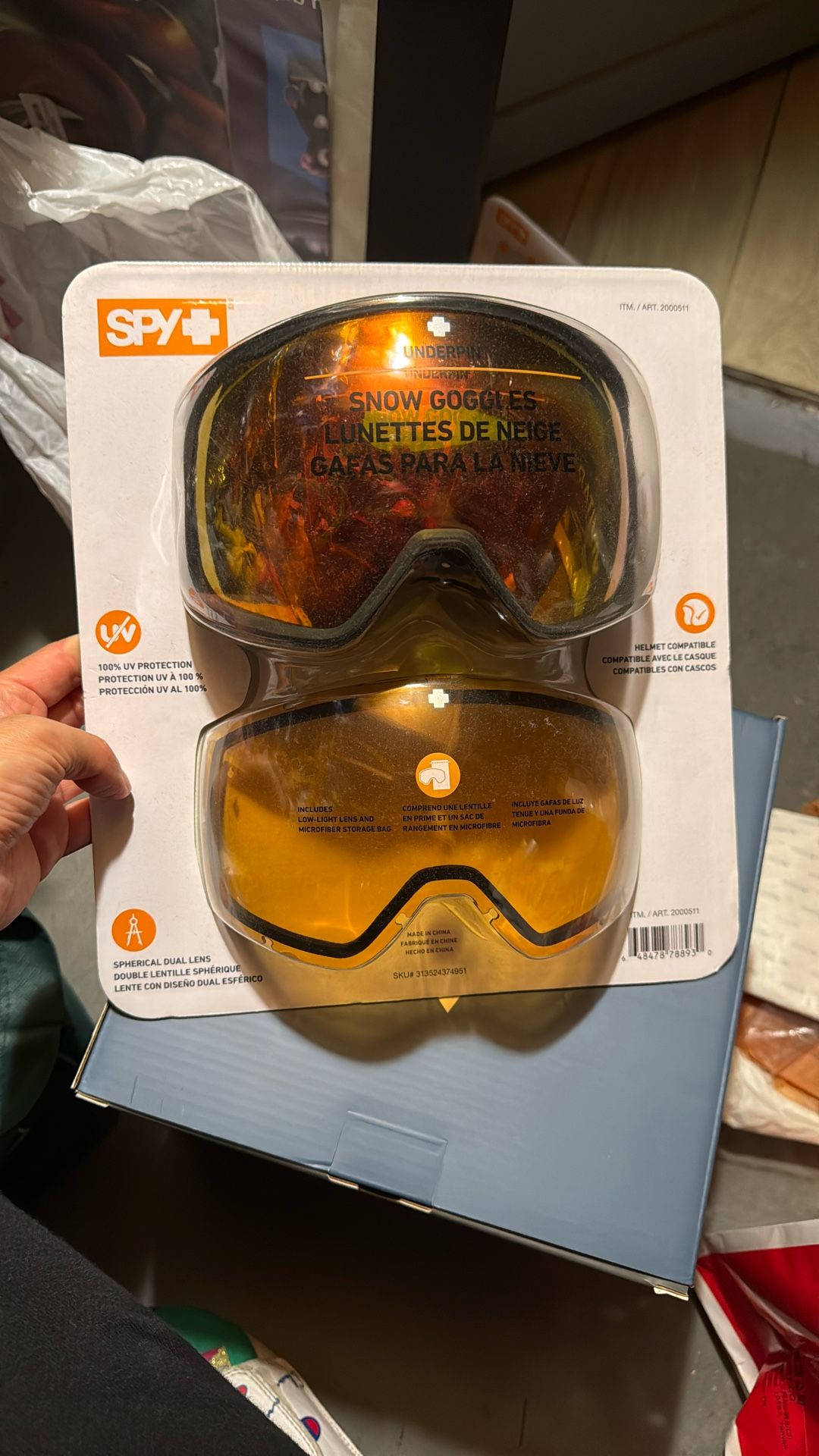 Spy Snow Goggles with Duo Lens for Sale in San Diego, CA - OfferUp