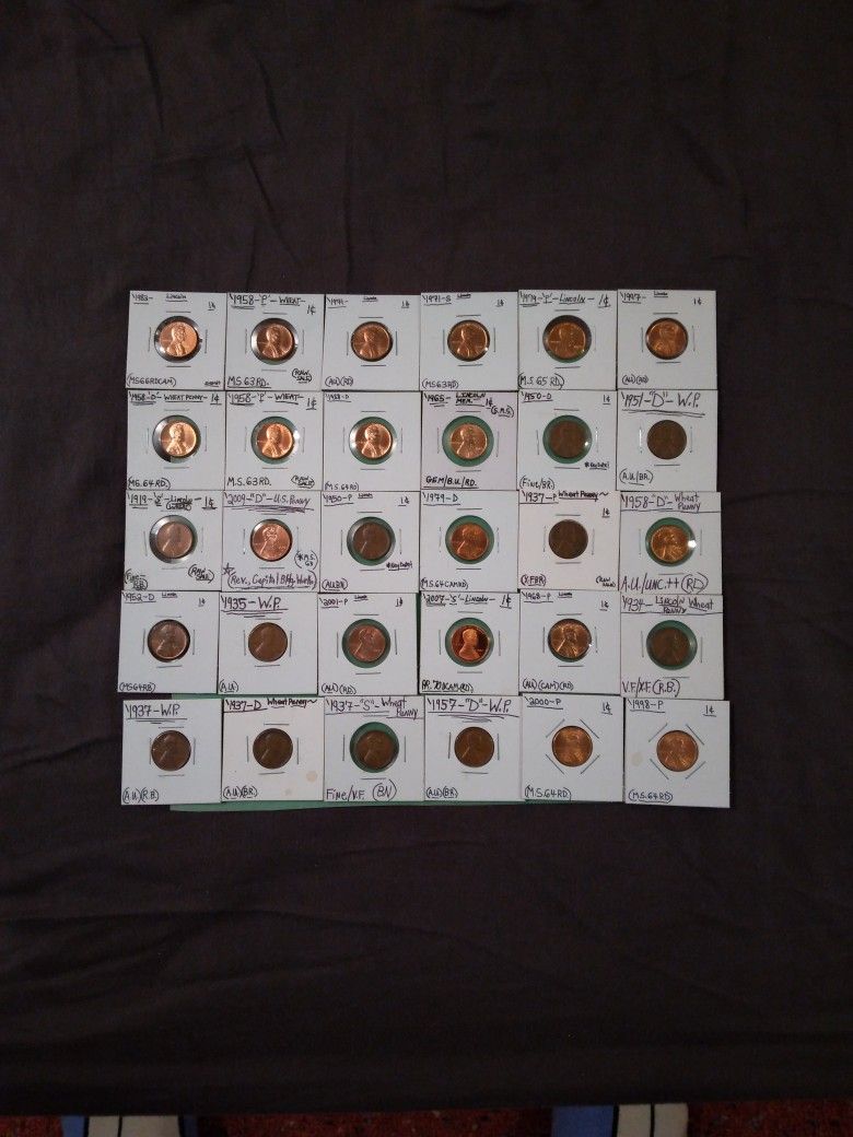 30-High End, Submission Worthy Coins!! SMS Lincoln Cent, PR.70DCAMRD ...