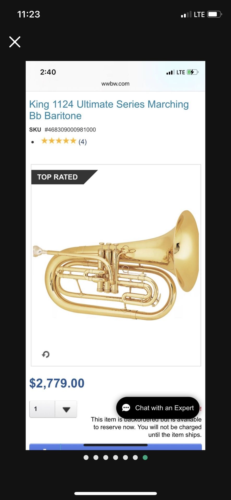 King Marching Baritone