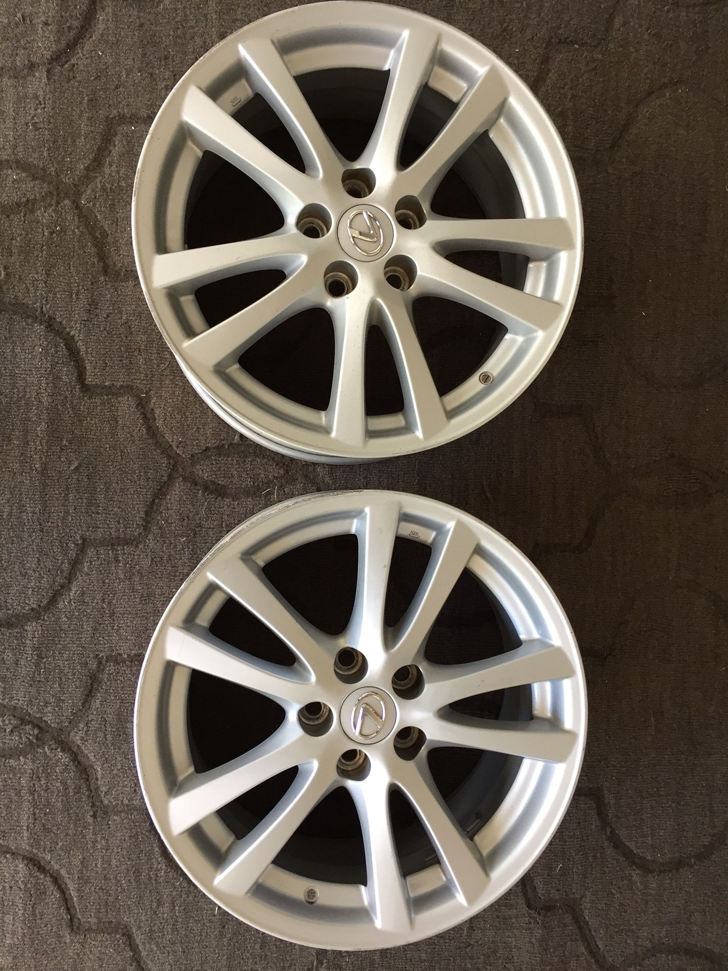 Pair of Lexus IS250 18” inch wheels for Sale in Charlotte, NC - OfferUp