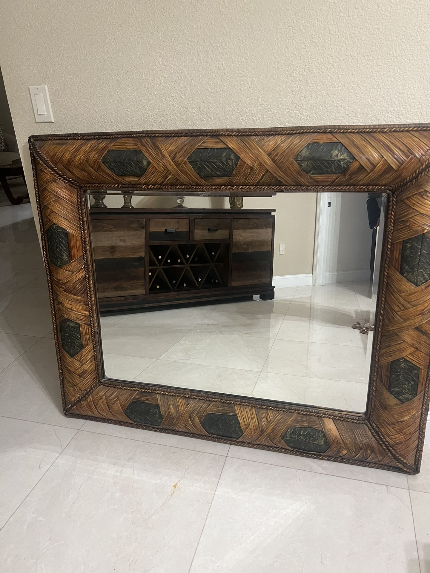 Wood Trim Mirror for Sale in Miami, FL - OfferUp